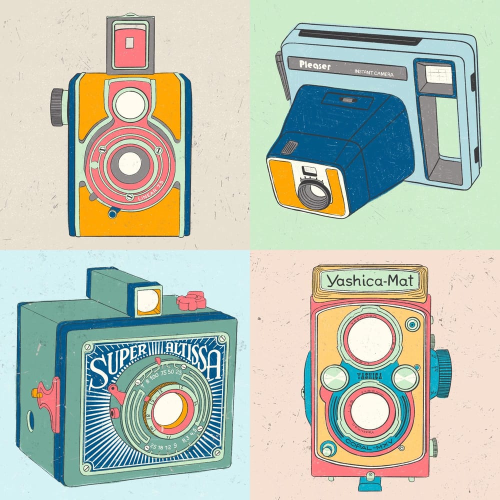 Vintage Camera series | Skillshare Student Project
