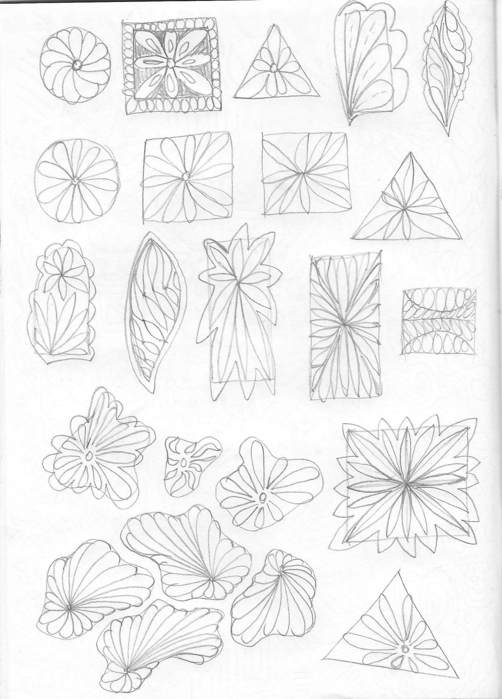 Basic Shapes Mandala | Skillshare Student Project