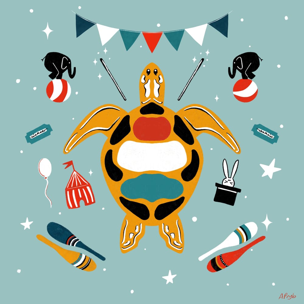 Circus Turtle | Skillshare Student Project