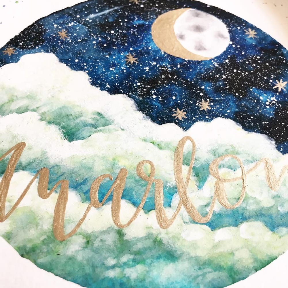 Final Project - Dreamy Nightsky | Skillshare Student Project