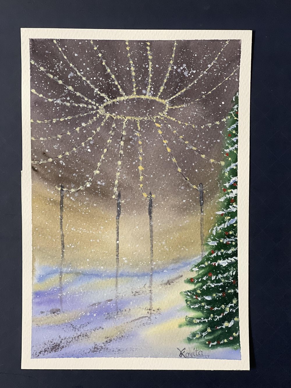 Christmas paintings with Geethu | Skillshare Student Project