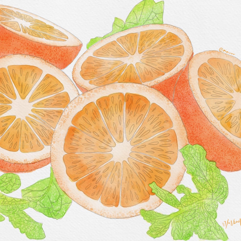 Love the orange texture! | Skillshare Student Project