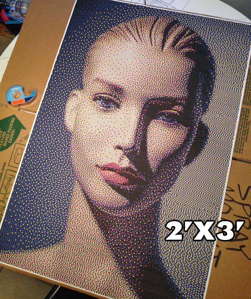 Pushpin Portrait | Skillshare Student Project