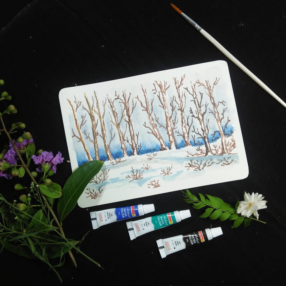 Delicate winter landscape | Skillshare Student Project