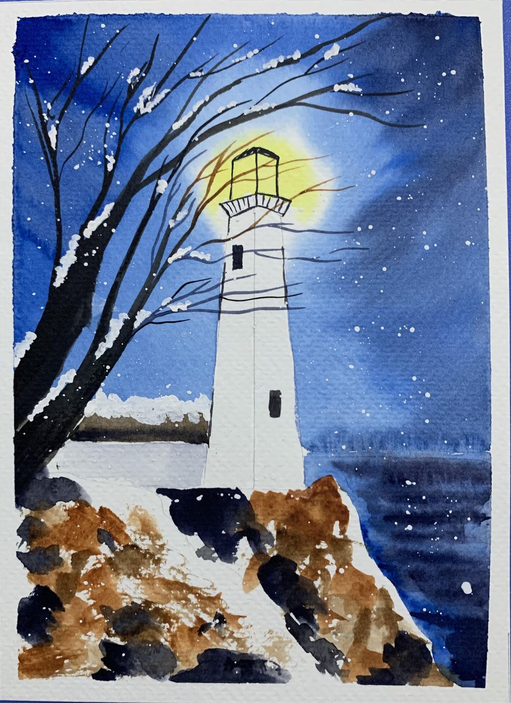Water colour winter light | Skillshare Student Project