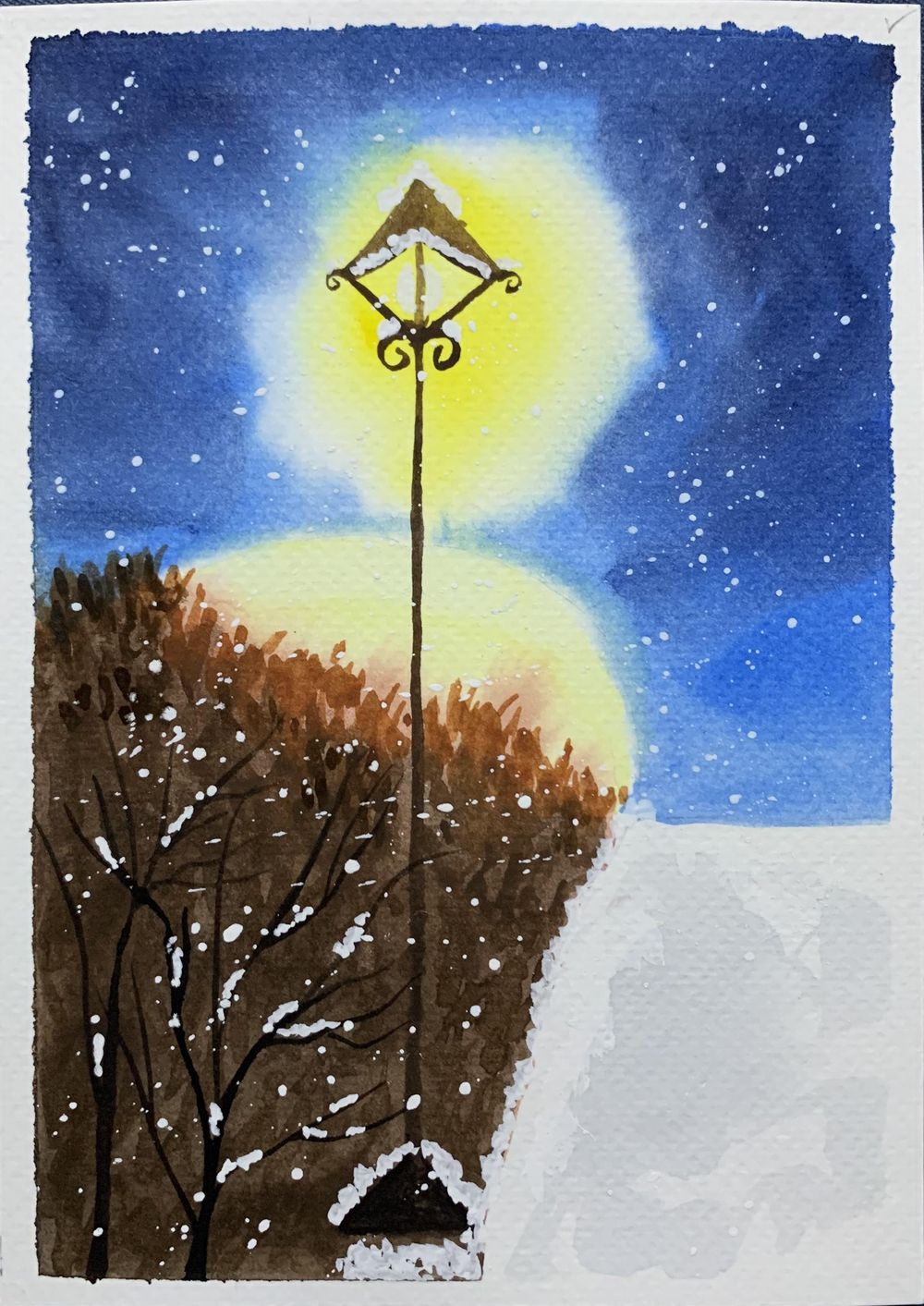 Water colour winter light | Skillshare Student Project