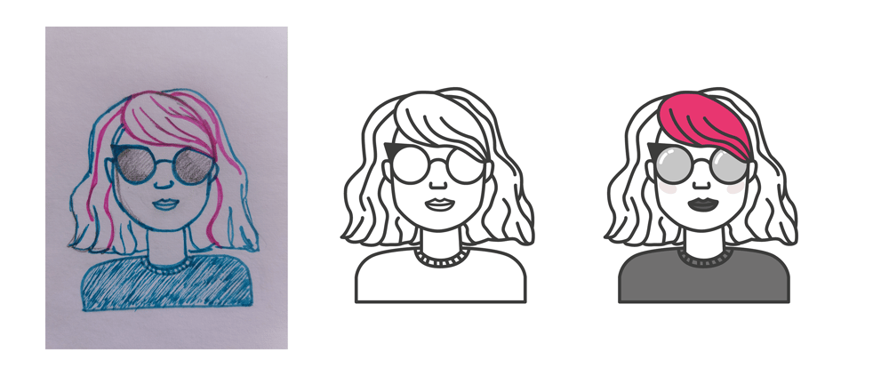 Self Portrait Avatar | Skillshare Student Project