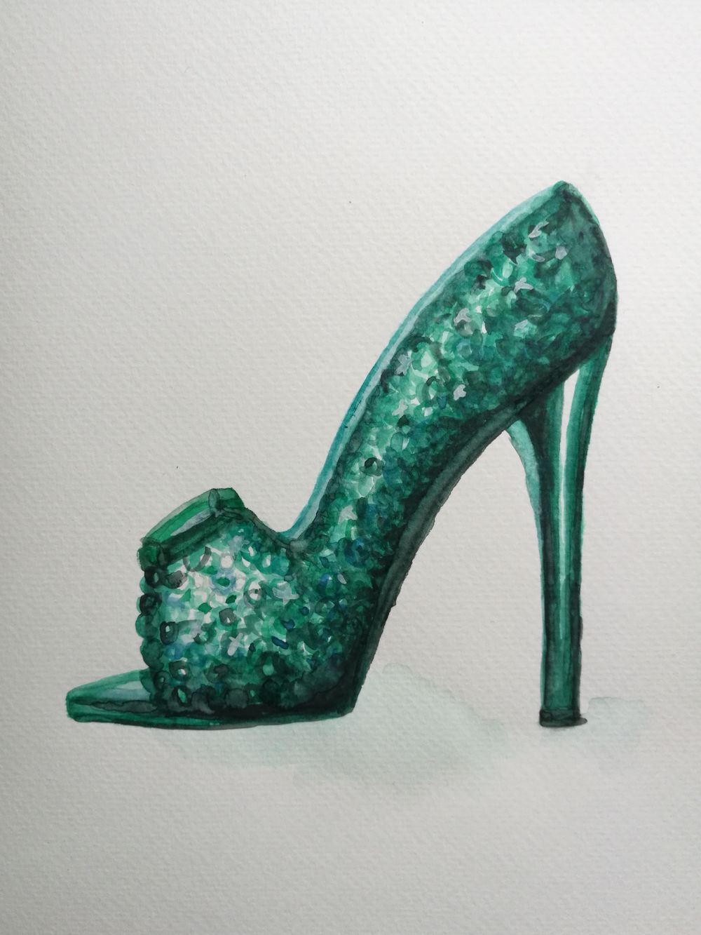 My watercolor shoes | Skillshare Student Project