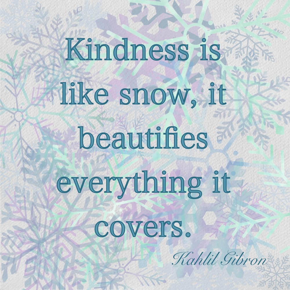 Kindness is like snow | Skillshare Student Project