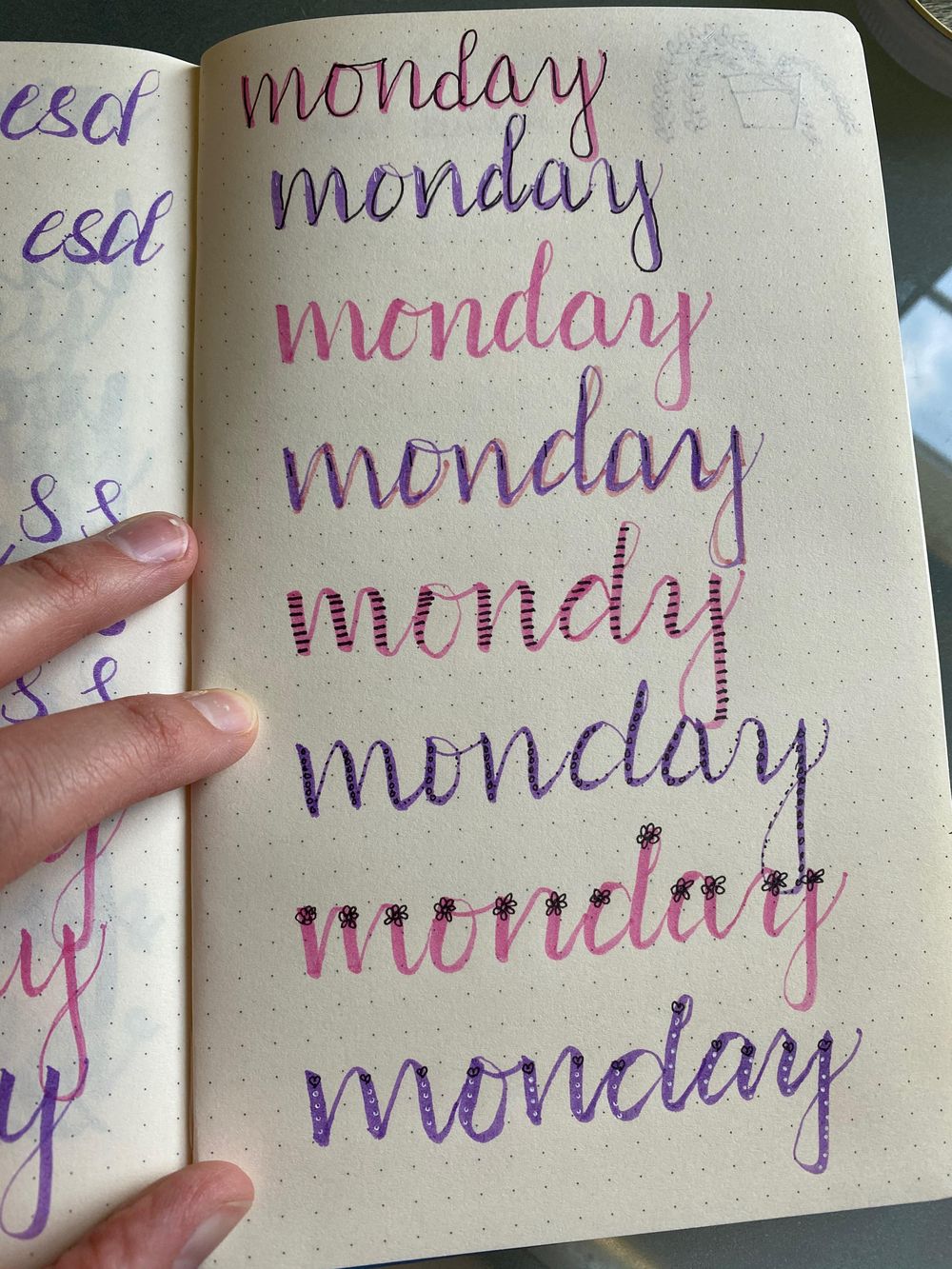 Decorating Brush Lettering | Skillshare Student Project