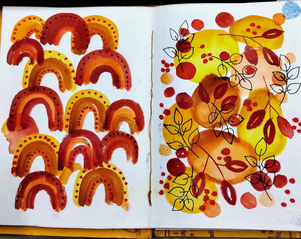 Sketchbook exploration with Vinita | Skillshare Student Project