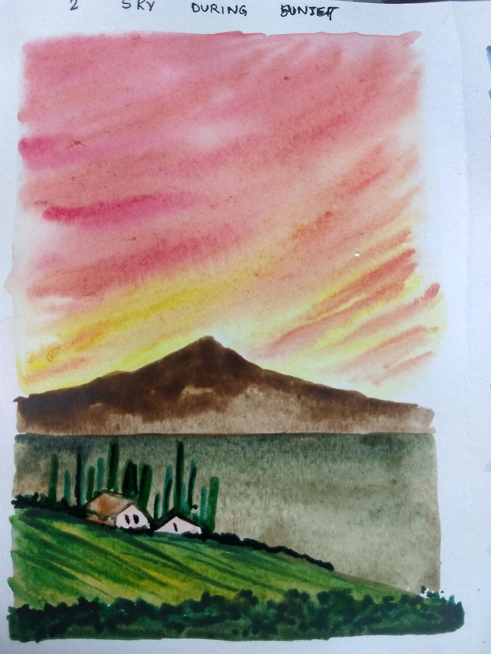 Sky painting with shreya | Skillshare Student Project