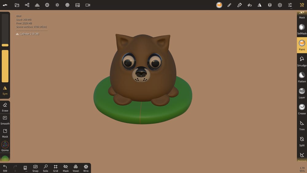 Nomad sculpt class | Skillshare Student Project
