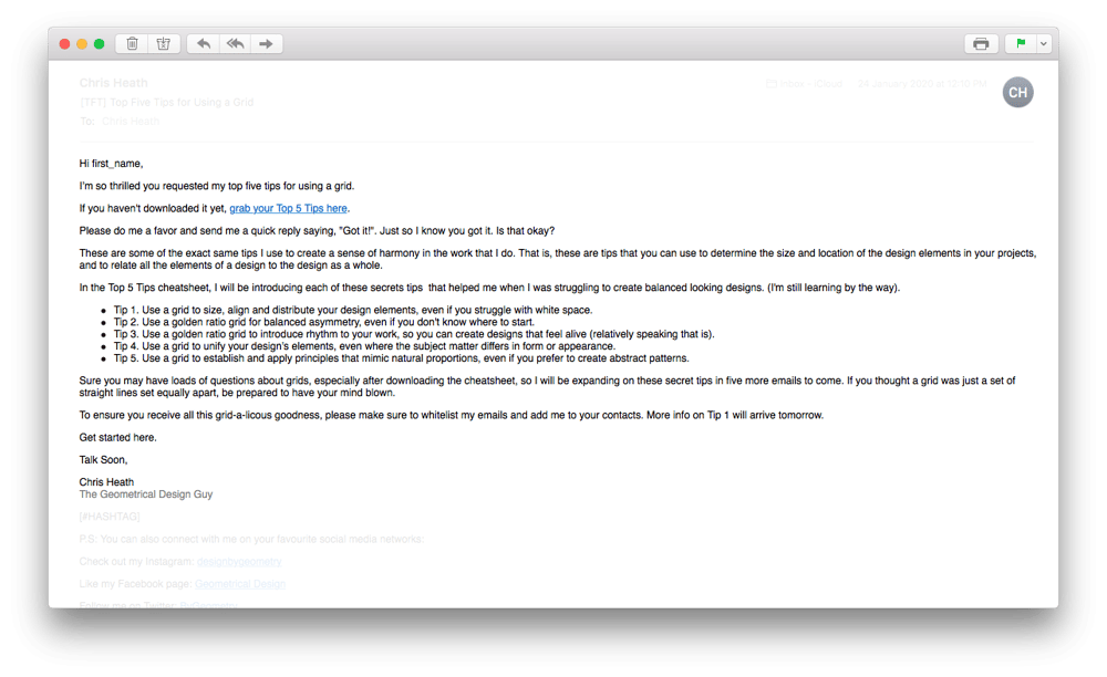 Writing Marketing Copy for Emails | Skillshare Student Project