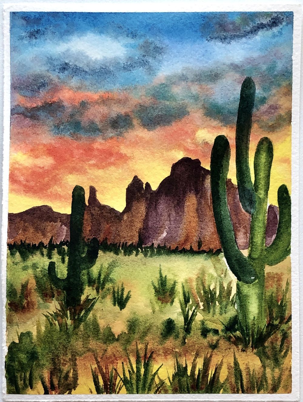 7 Desert Landscapes | Skillshare Student Project