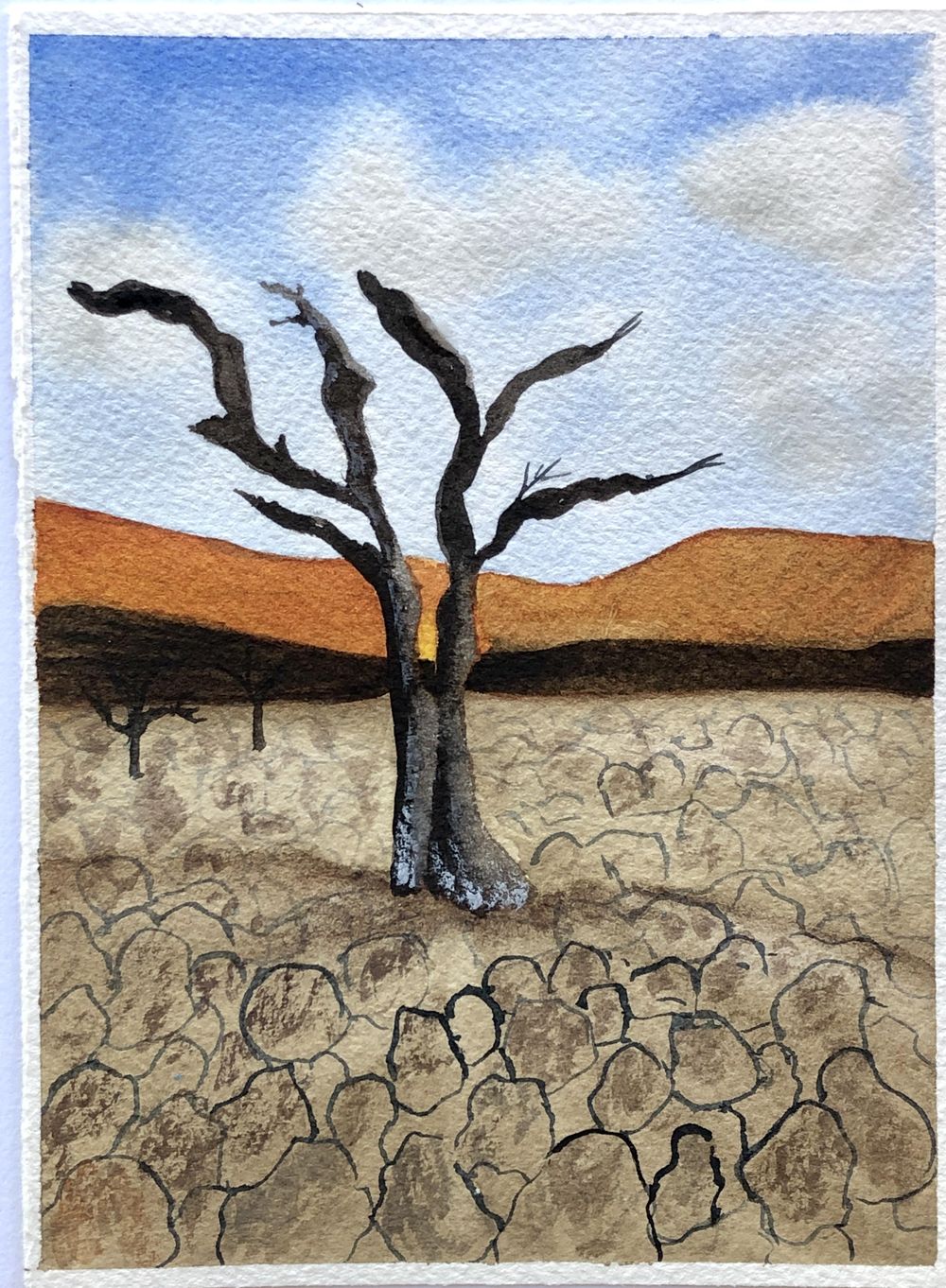 7 Desert Landscapes | Skillshare Student Project