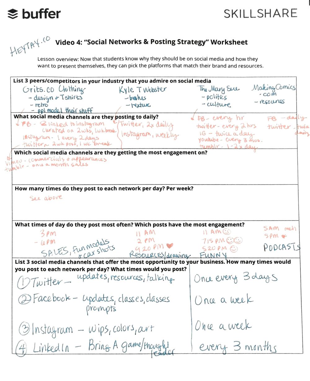 Exploring Social Media Voice & Content Ideas | Skillshare Student Project