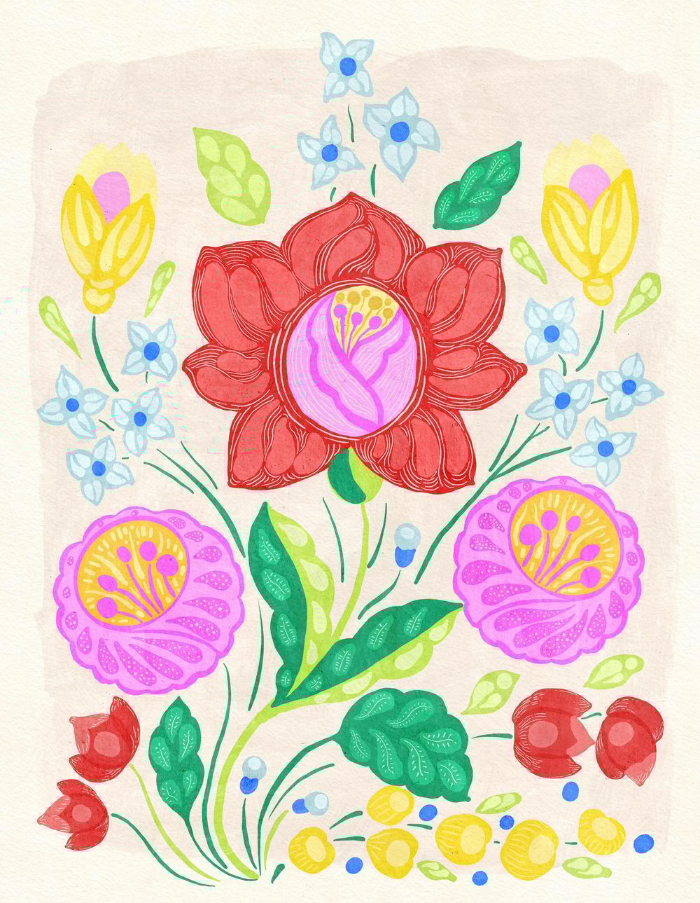 Dancing flowers | Skillshare Student Project