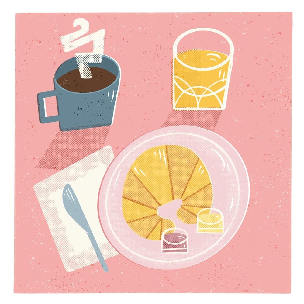 Textured breakfast | Skillshare Student Project