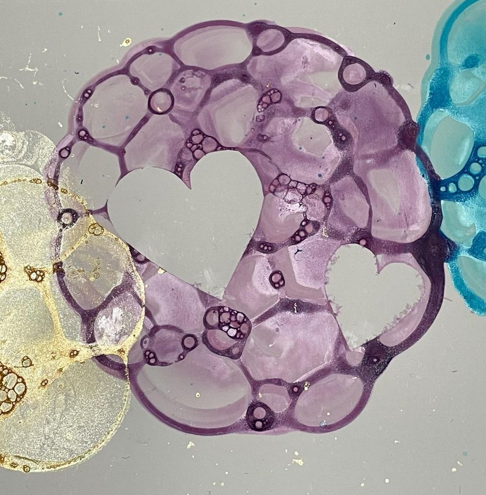Experimenting with bubbles and paint | Skillshare Student Project