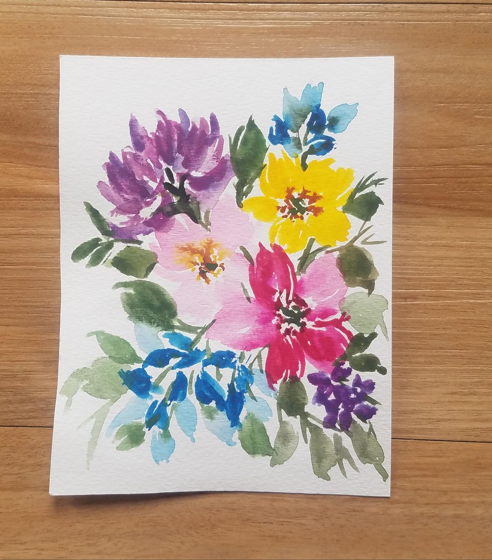 15-day Watercolor Floral Exploration: Create Stunning Color Combinations | Skillshare Student ...