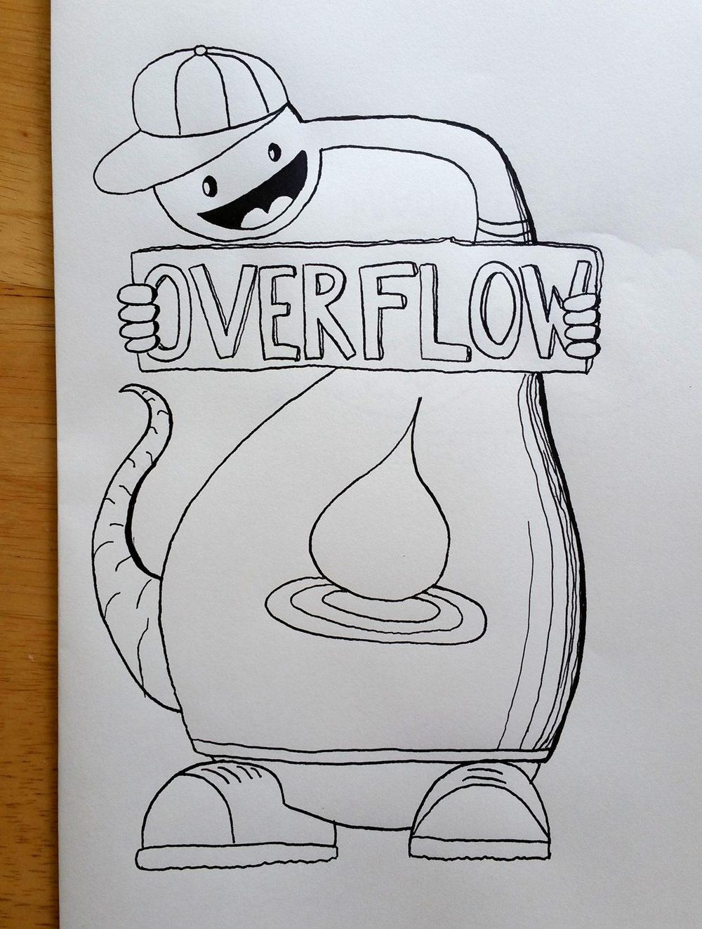 Overflow Poster | Skillshare Student Project