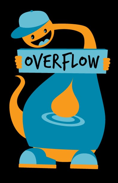 Overflow Poster | Skillshare Student Project