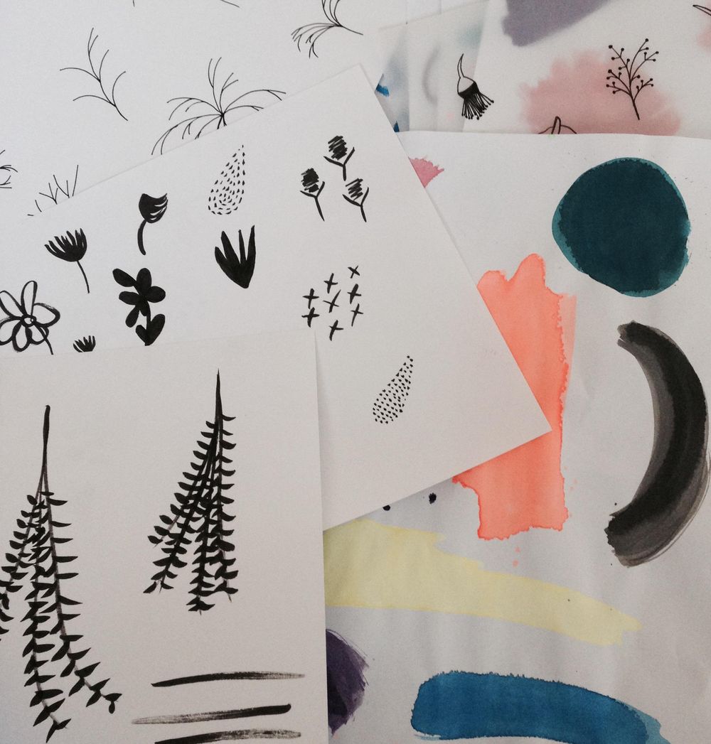 Spring Happiness: Repeating Pattern Design Complete :) | Skillshare ...