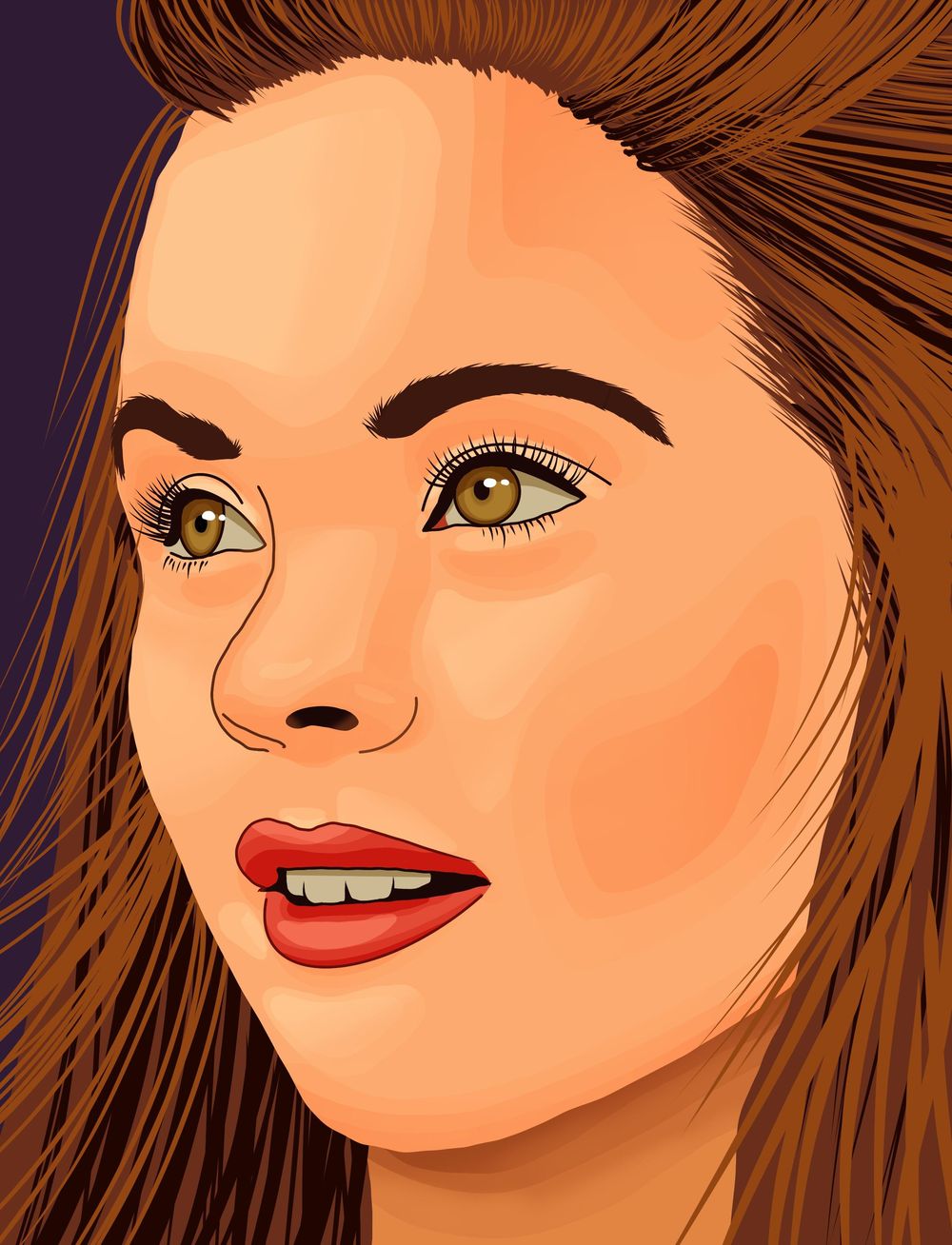 Vector Style Portrait | Skillshare Student Project