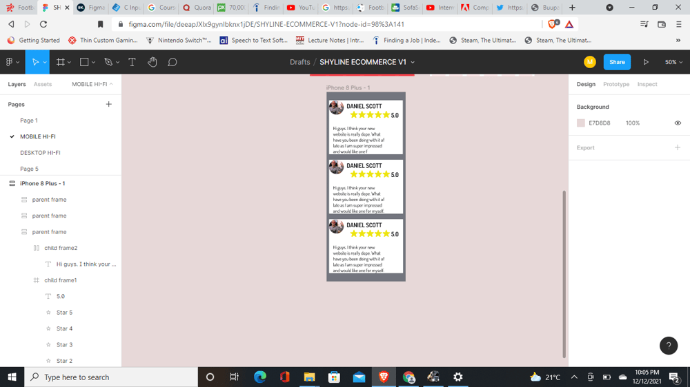 Responsive design | Skillshare Student Project