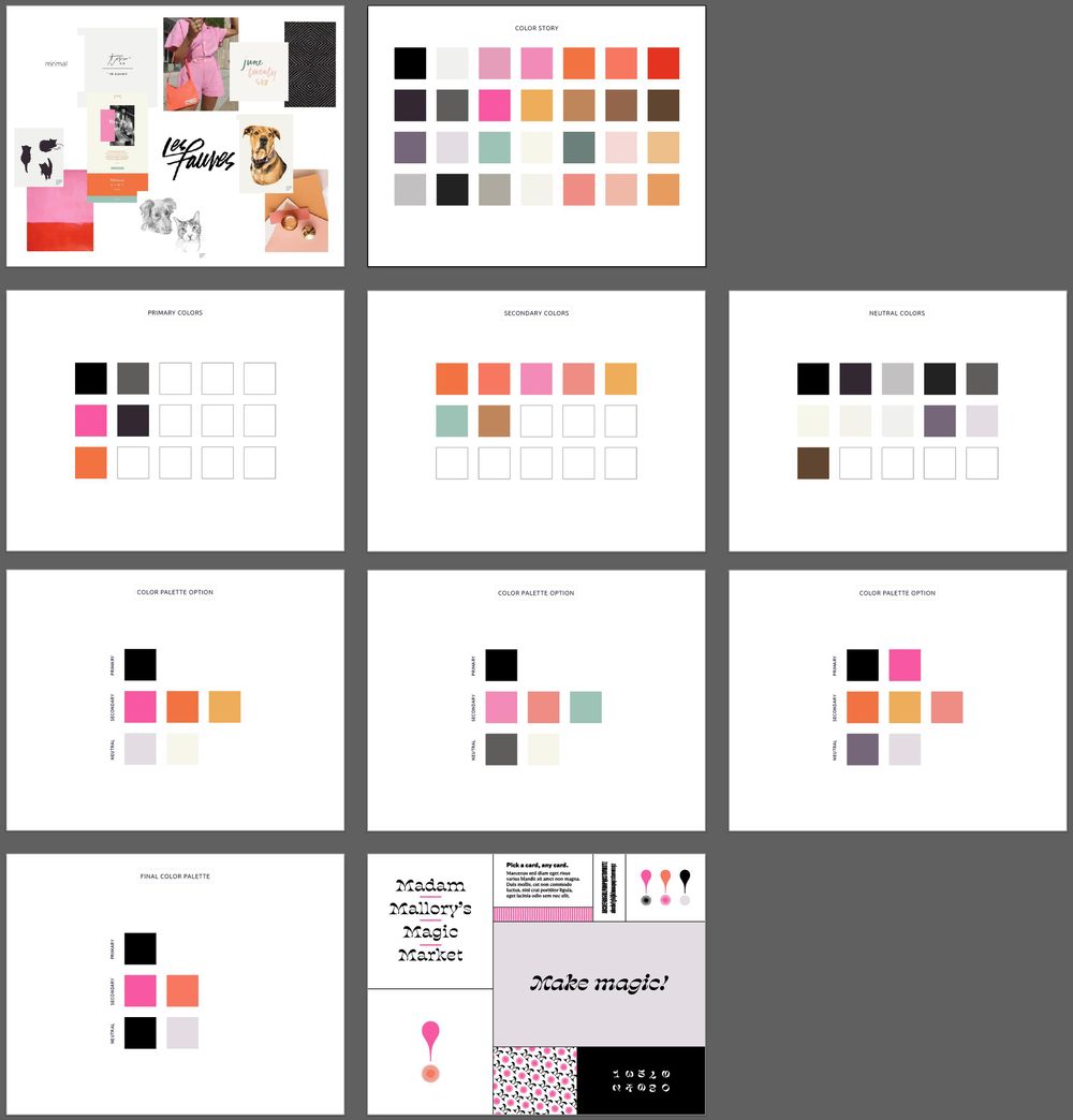 My Unique Color Palette Project | Skillshare Student Project