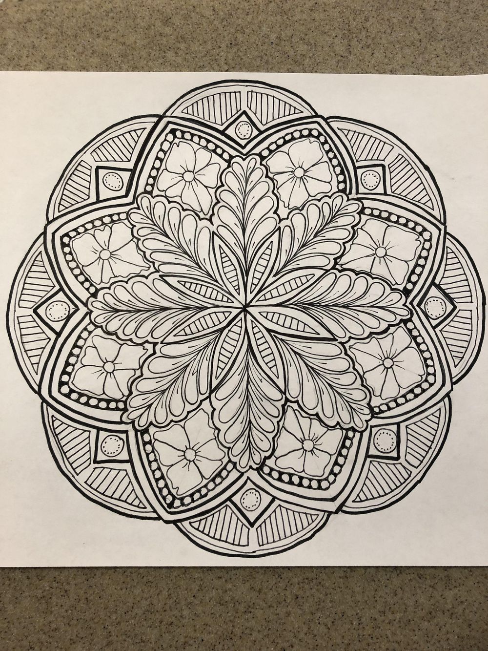 Mandala 8 section grid | Skillshare Student Project Mandala 8 section grid | Skillshare Student Project