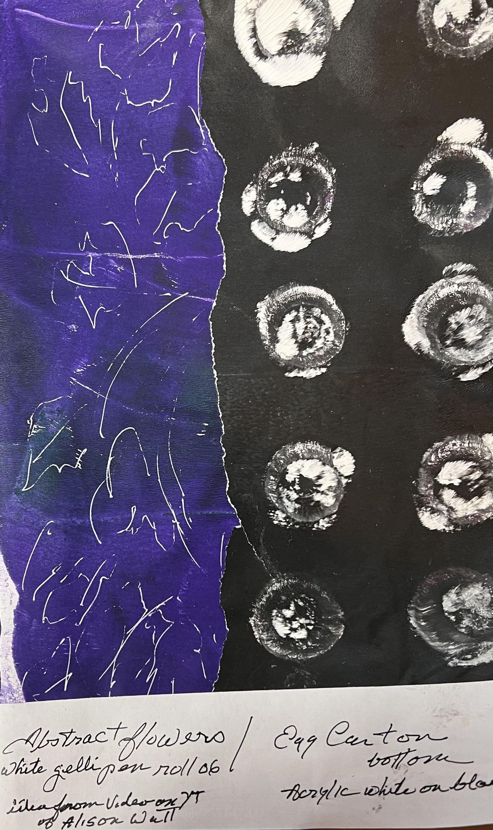 Expressive marks, texture and stencils journal | Skillshare Student Project