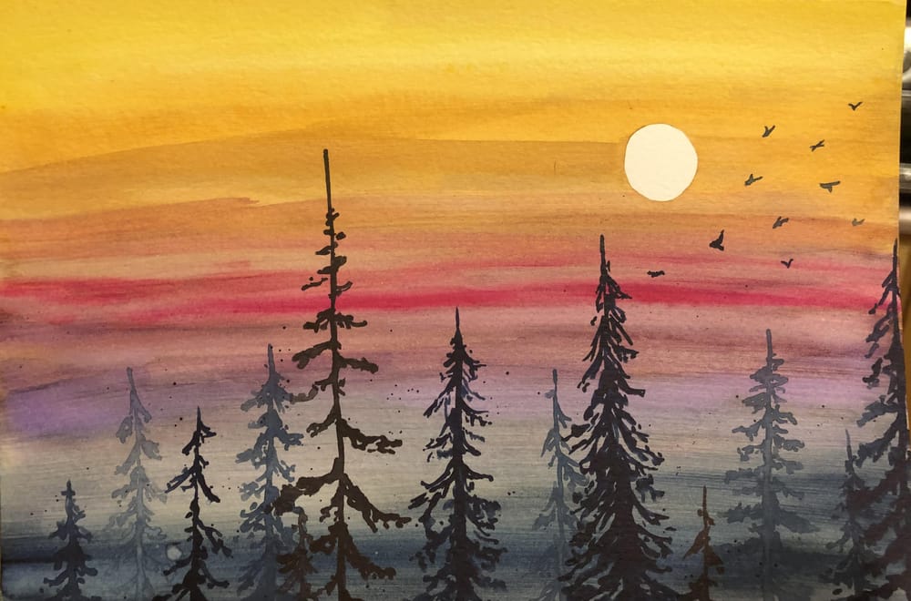 2 ambient atmospheric landscapes | Skillshare Student Project