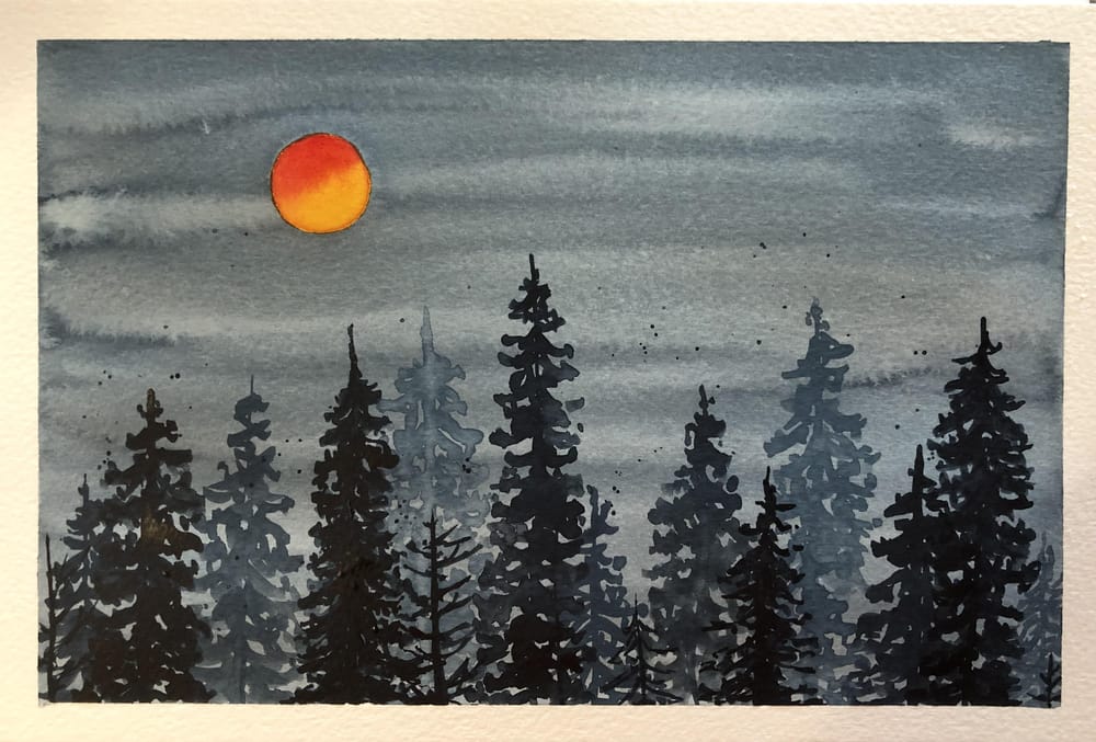 2 ambient atmospheric landscapes | Skillshare Student Project