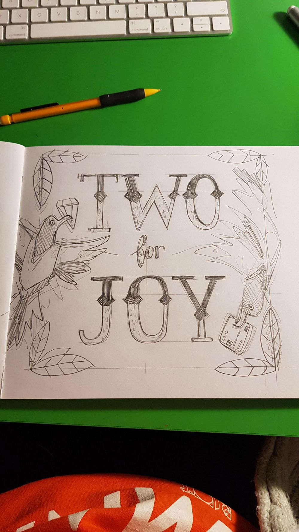 Two for Joy Typography | Skillshare Student Project