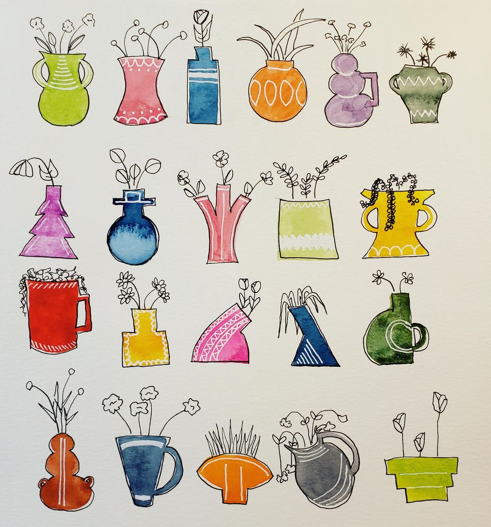 Flower Pots | Skillshare Student Project