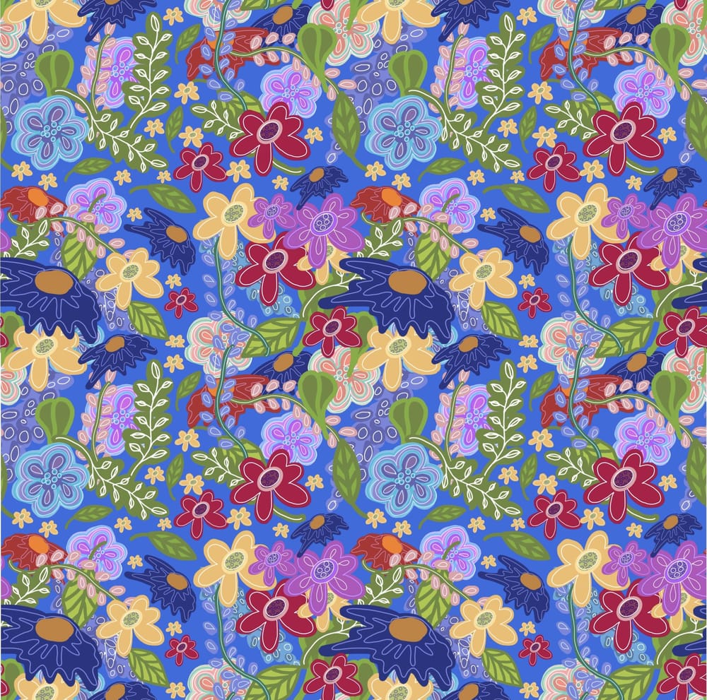 My Garden (repeat pattern) | Skillshare Student Project