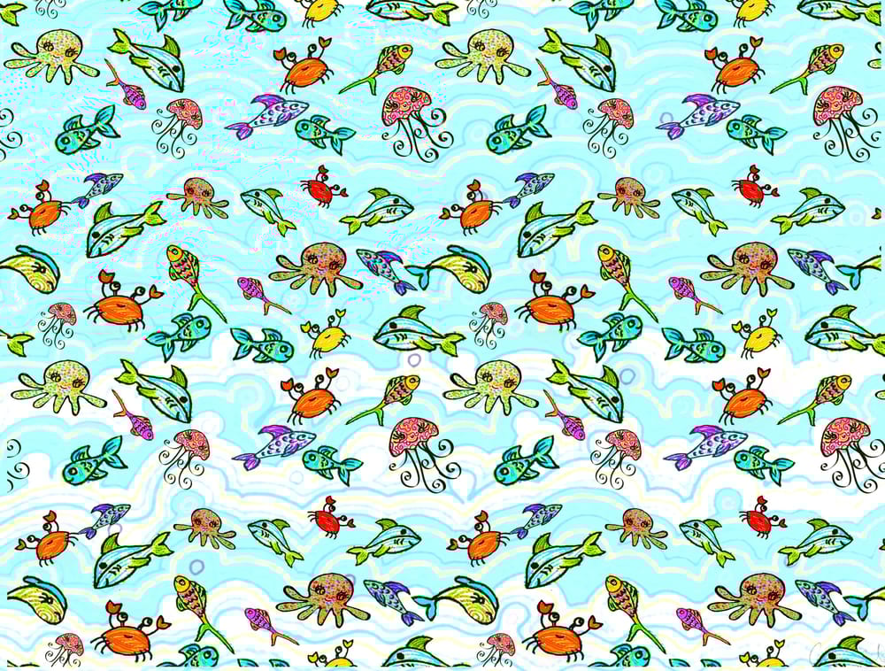 My Garden (repeat pattern) | Skillshare Student Project