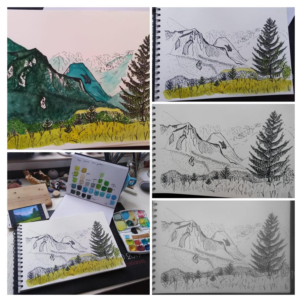 Pine tree | Skillshare Student Project