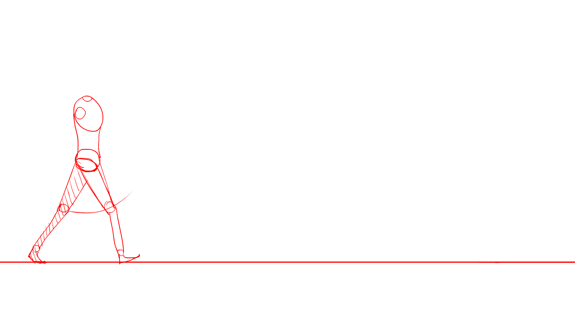 Walk cycle project progress | Skillshare Student Project