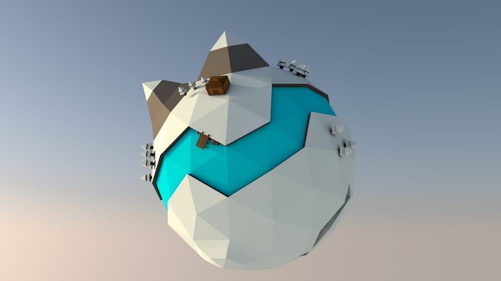 Low Poly Snow Scene | Skillshare Student Project