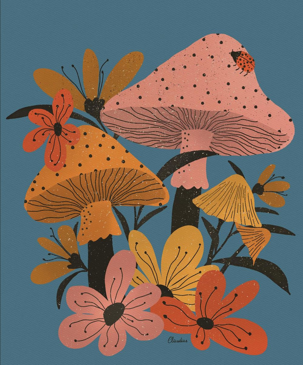 My Bloom & Shrooms! | Skillshare Student Project