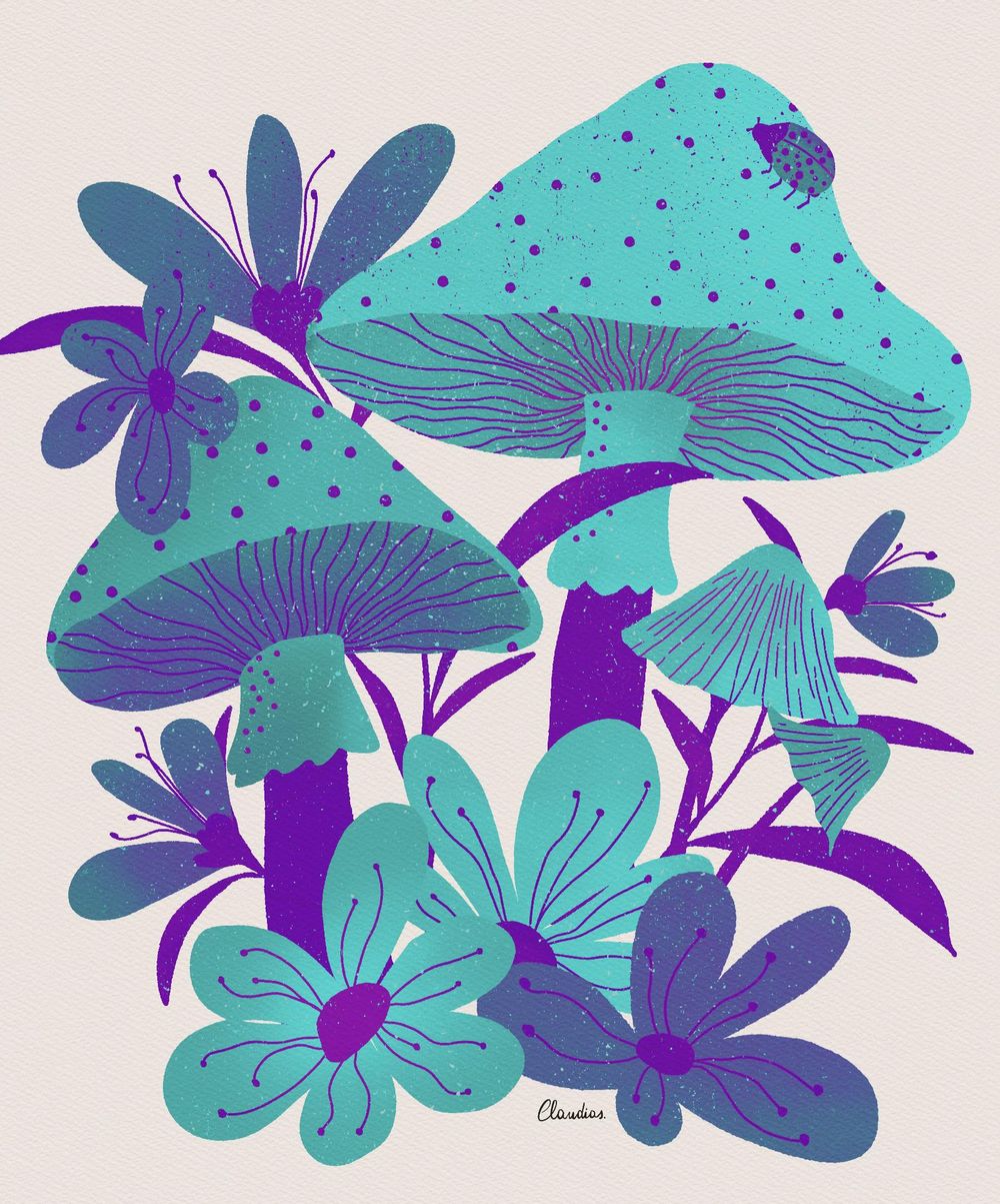 My Bloom & Shrooms! | Skillshare Student Project