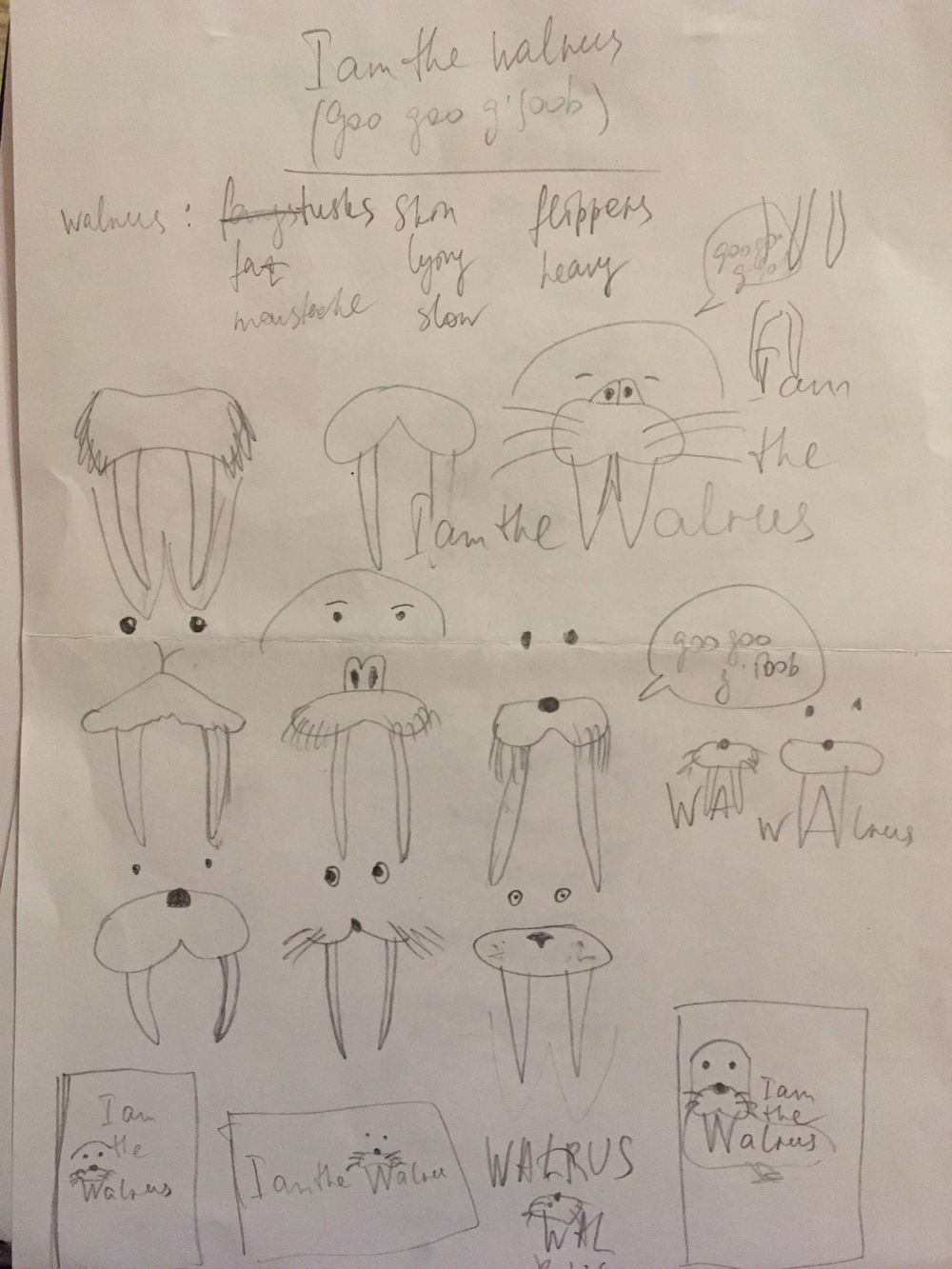 'I am the walrus' | Skillshare Student Project