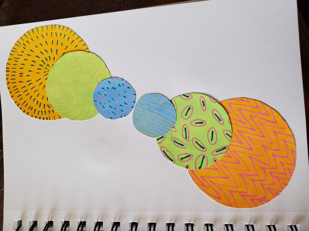 Patterned collage | Skillshare Student Project