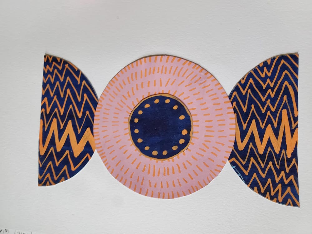 Patterned collage | Skillshare Student Project