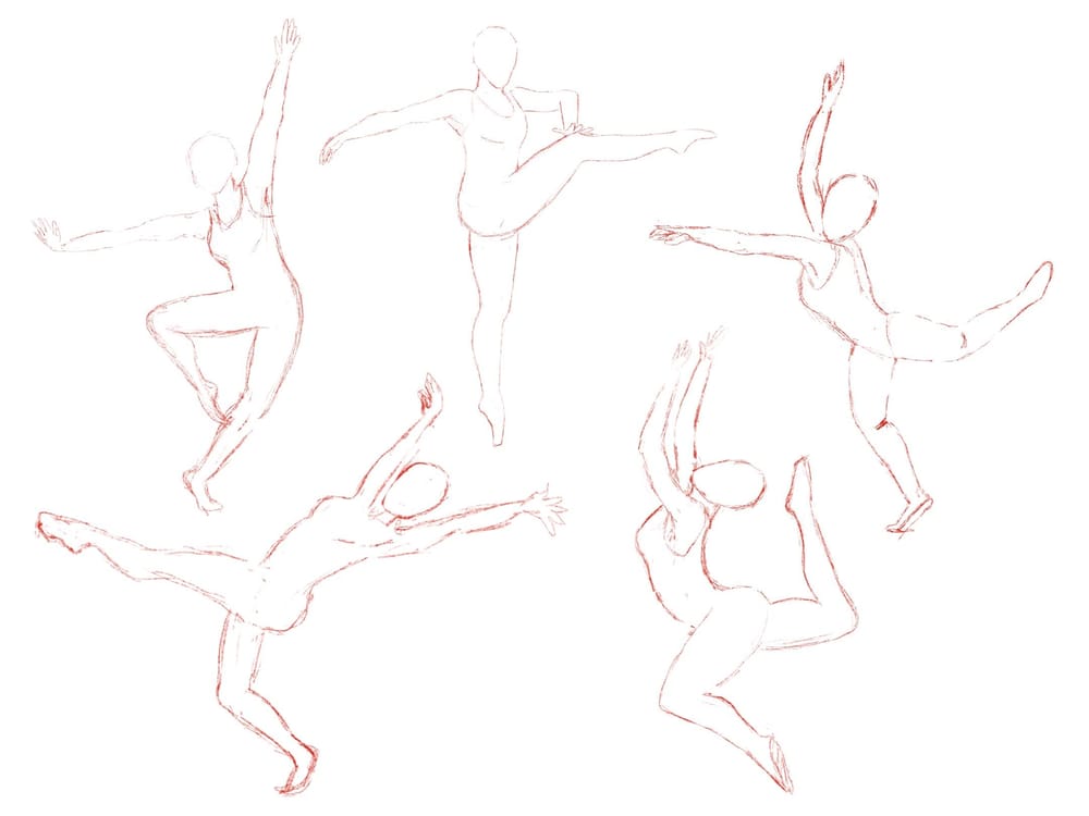 Characters poses in Procreate | Skillshare Student Project