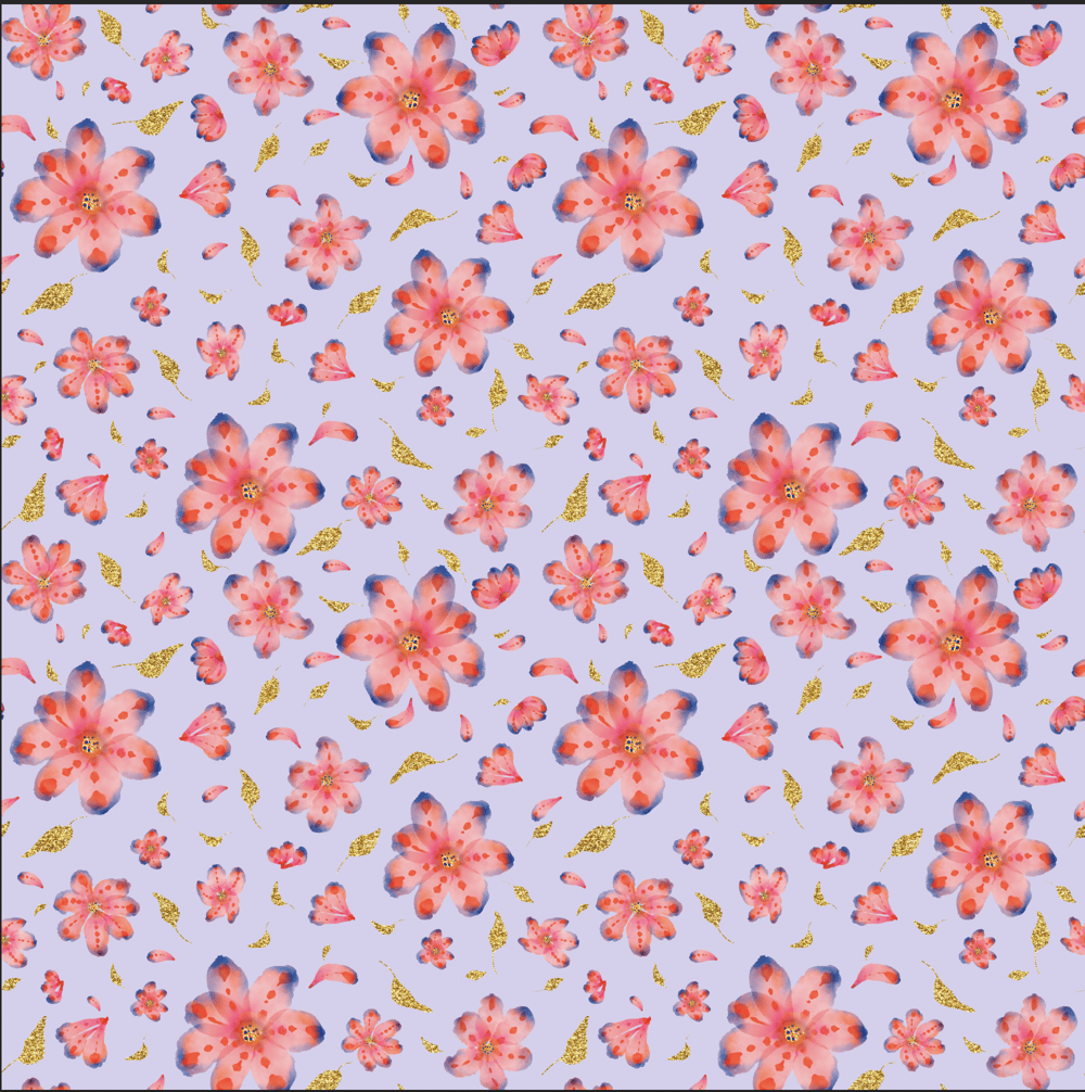 procreate flowers on photoshop pattern :) | Skillshare Student Project
