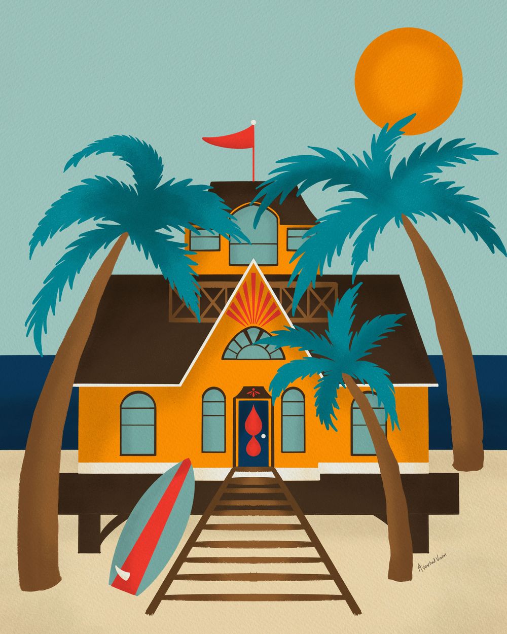 Dream Beach House | Skillshare Student Project